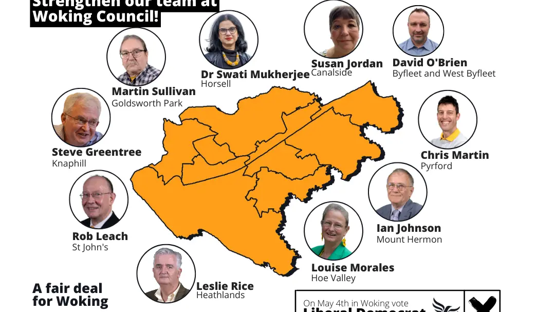 Candidates for May 2023 Local Elections! - Woking Liberal Democrats